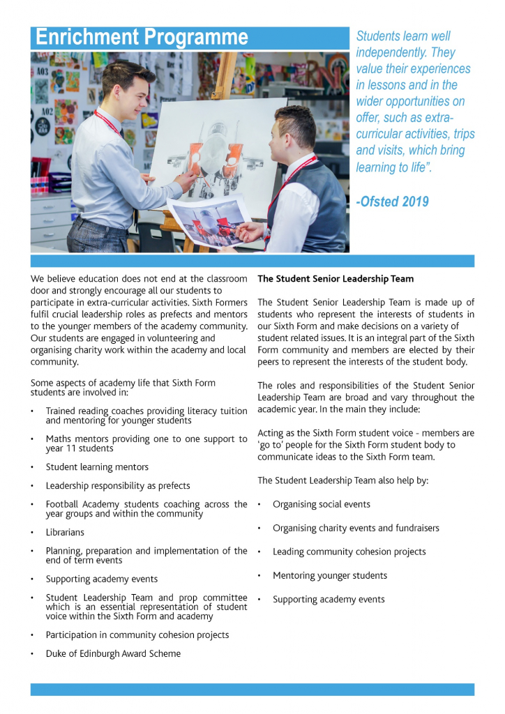 Ormiston Shelfield Community Academy - Sixth Form