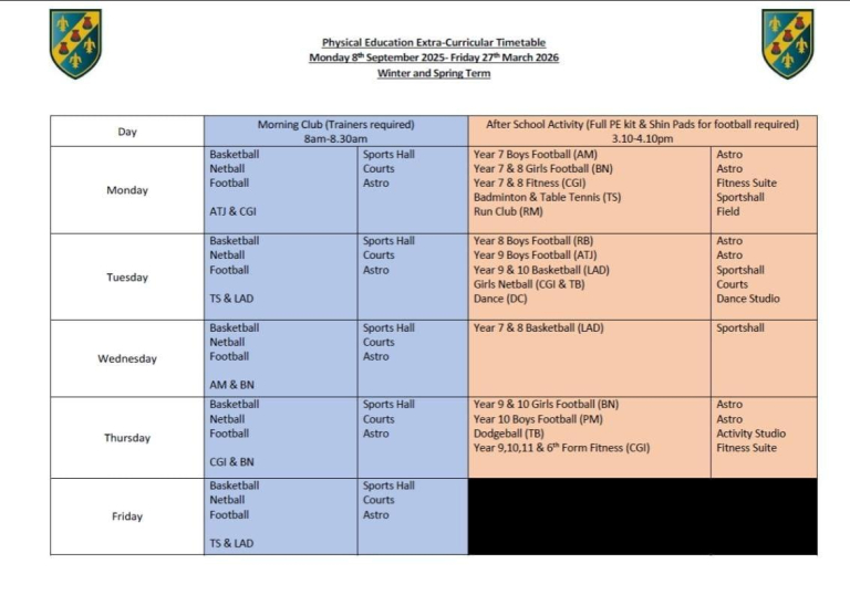 Ormiston Shelfield Community Academy - Enrichment